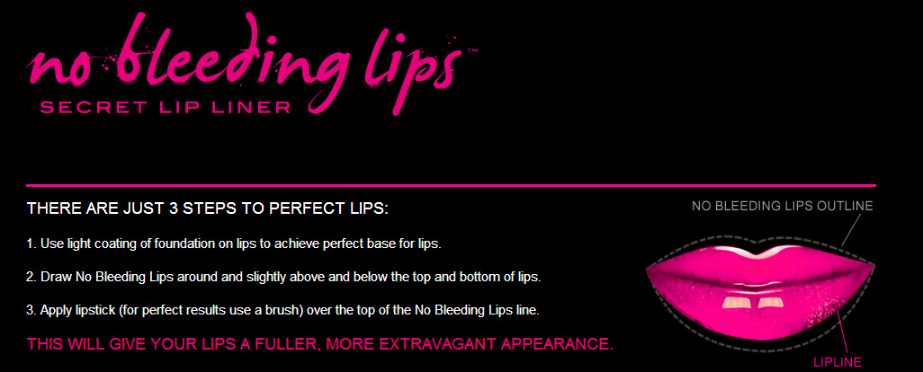 No Bleeding Lips Secret Lip Liner: Get That Perfect Pout and Don't ...