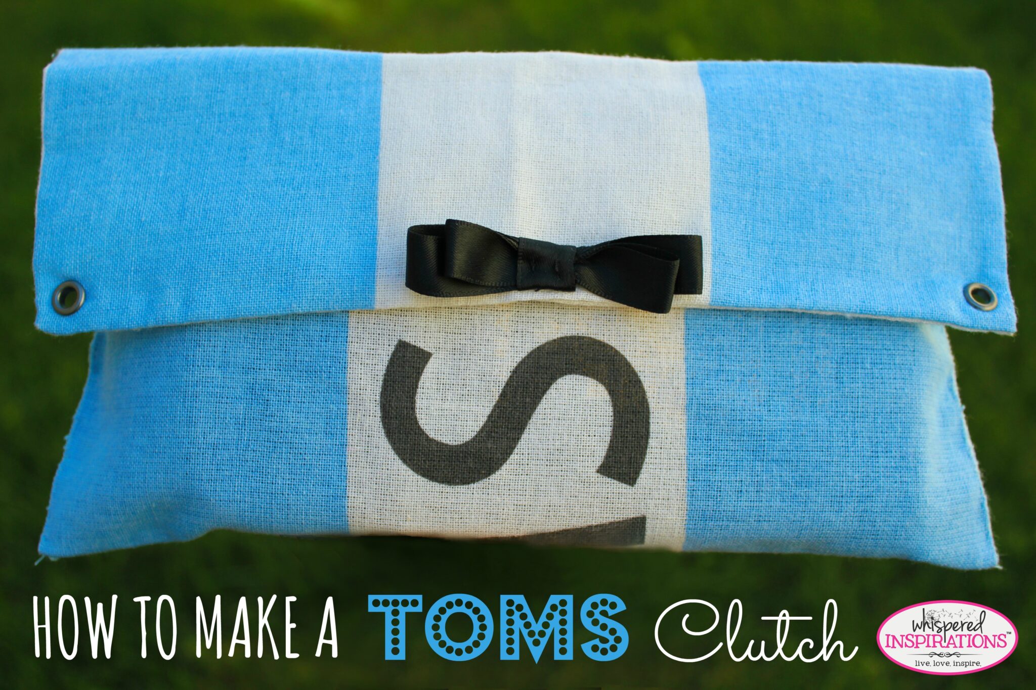 How To Make a TOMS Clutch Purse: Repurpose Your TOMS Shoes Flags with ...