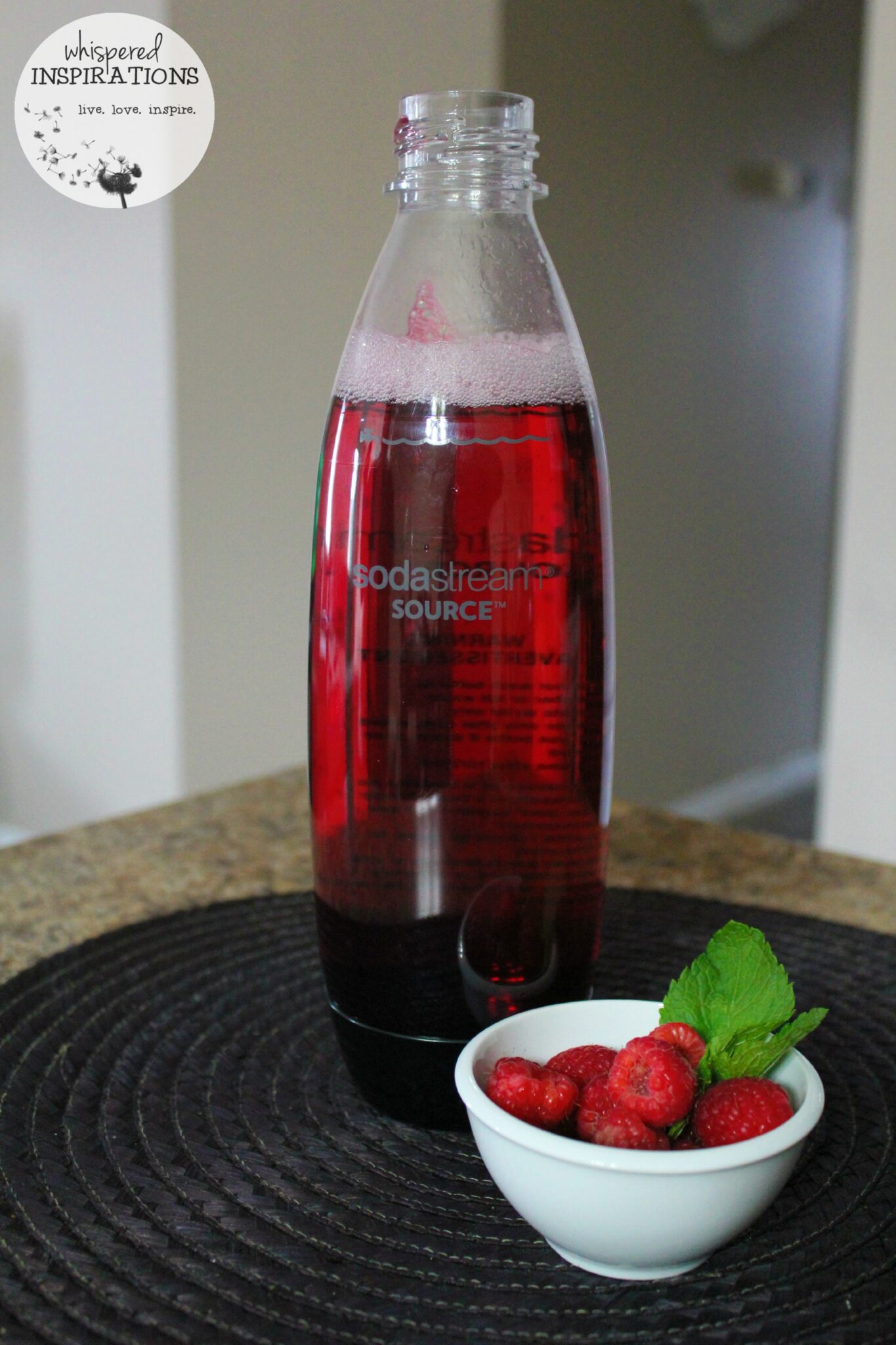 Cranberry Raspberry Mint Spritzer - Whispered Inspirations