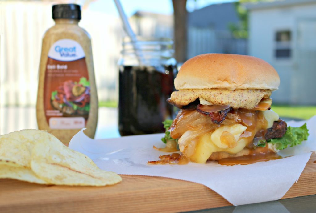 Quebec Maple Bacon Poutine Burger - Whispered Inspirations