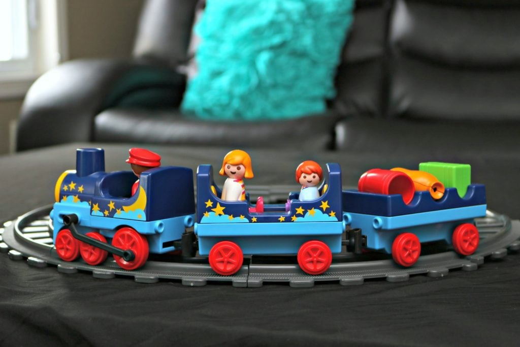 All Aboard the PLAYMOBIL 1. 2. 3. Night Train w/ Track + Giveaway ...