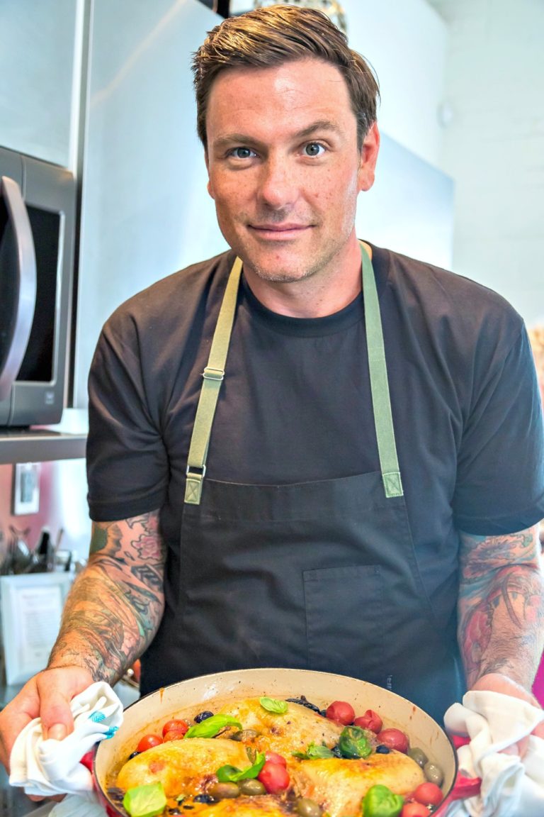 Chef Chuck Hughes' Roasted Chicken Thighs - Whispered Inspirations