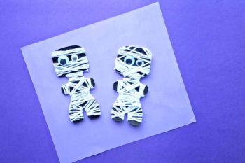 Fun and Easy Mummy Halloween Craft for Kids - Whispered Inspirations