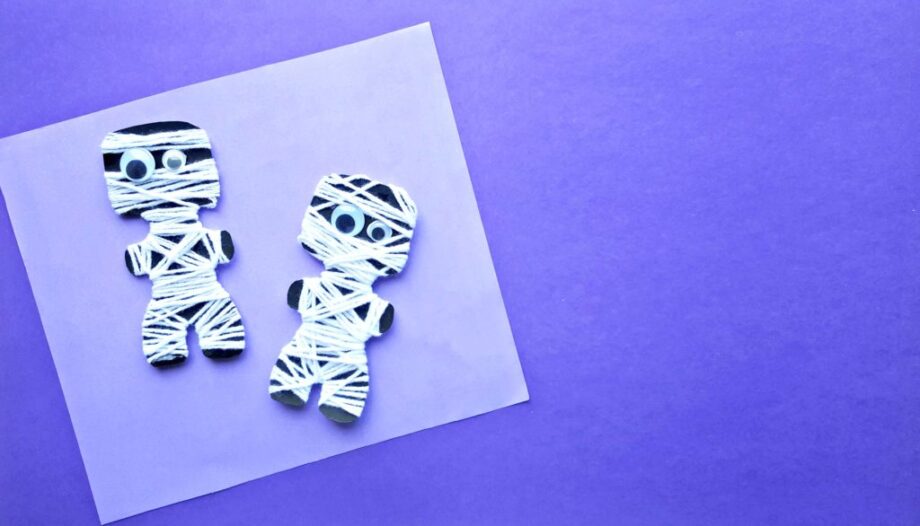 Fun and Easy Mummy Halloween Craft for Kids - Whispered Inspirations