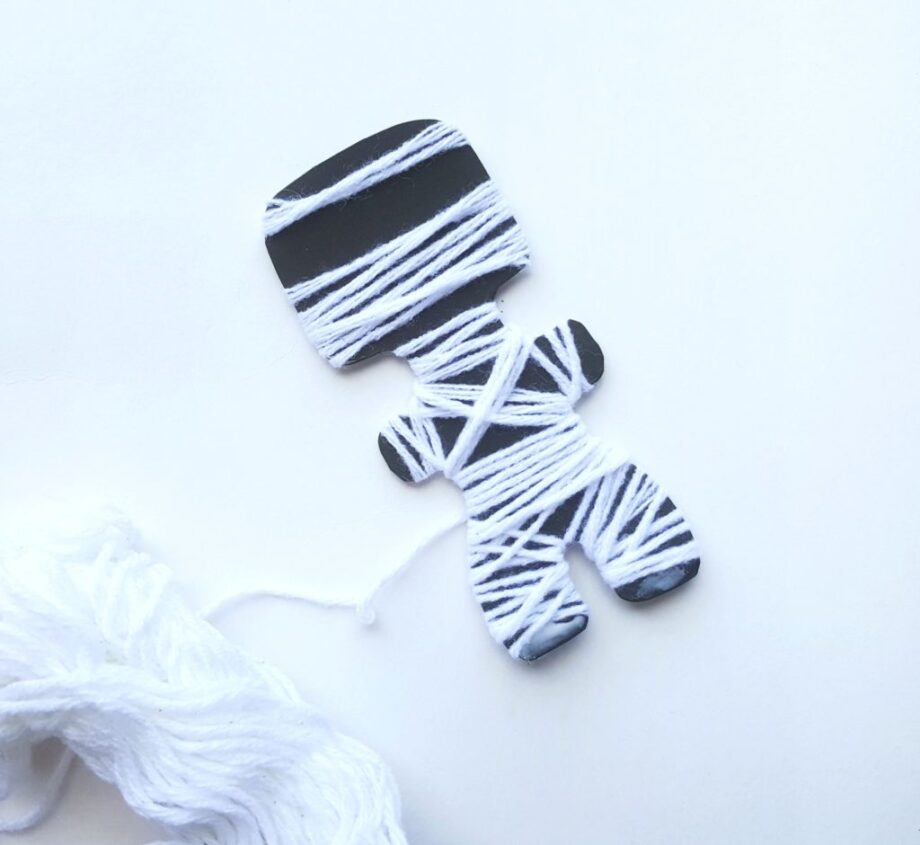 Fun and Easy Mummy Halloween Craft for Kids - Whispered Inspirations