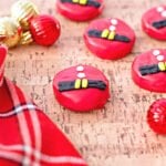 Santa Belt Chocolate Covered Oreos - Whispered Inspirations