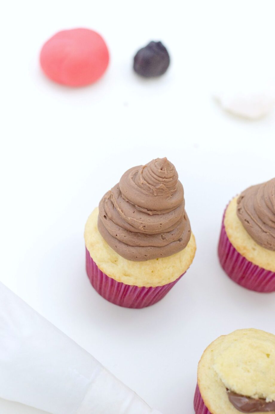 Super Easy and Delicious Poop Emoji Cupcakes - Whispered Inspirations