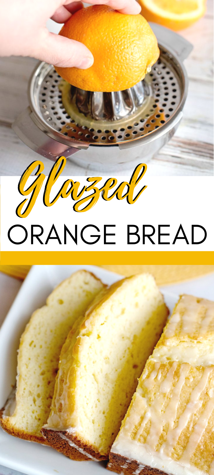 Easy and Delicious Glazed Orange Bread - Whispered Inspirations