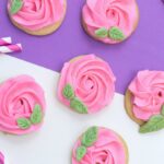 Pink Rose Cookies - Whispered Inspirations