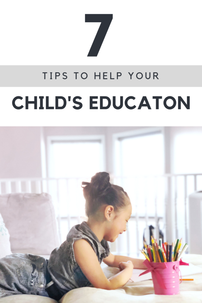 7 Tips to Help Your Child's Education - Whispered Inspirations