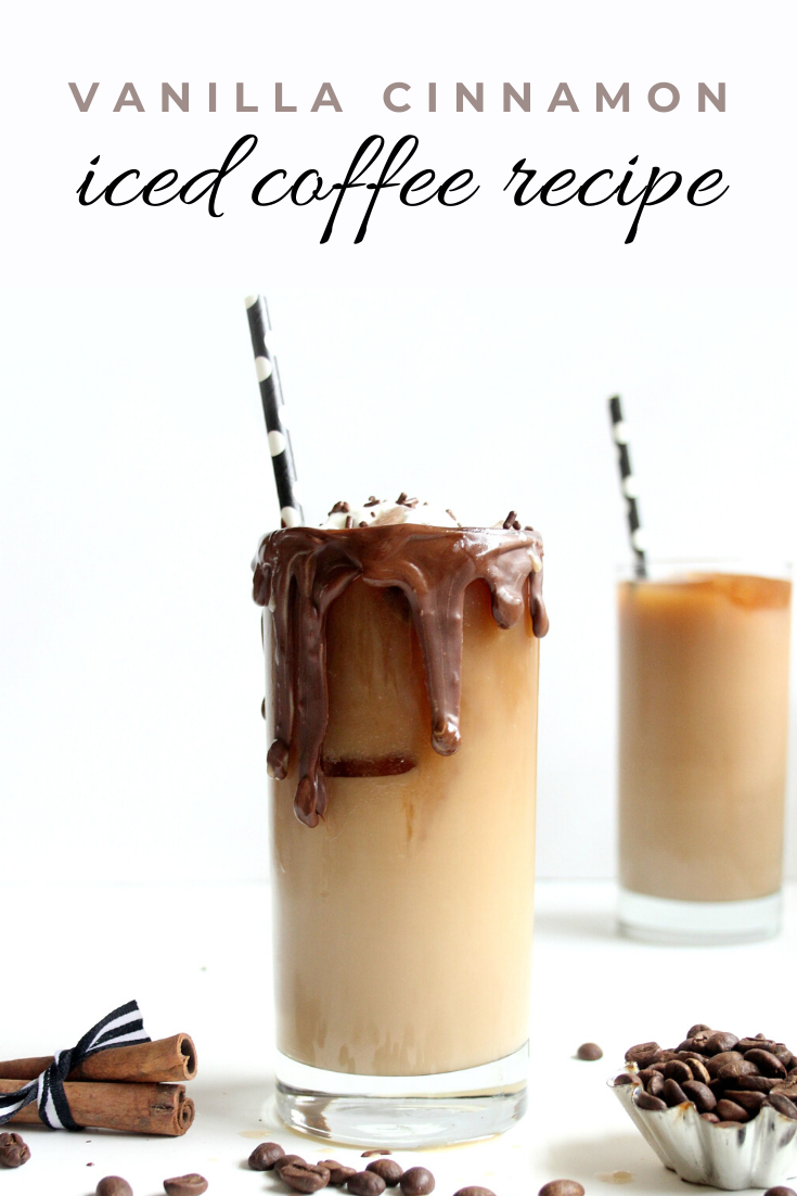 Easy Vanilla Cinnamon Iced Coffee - Whispered Inspirations
