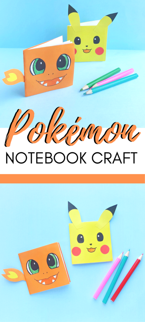 DIY Pokémon Notebook Craft - Whispered Inspirations