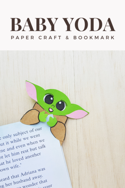 Baby Yoda Paper Craft - Whispered Inspirations