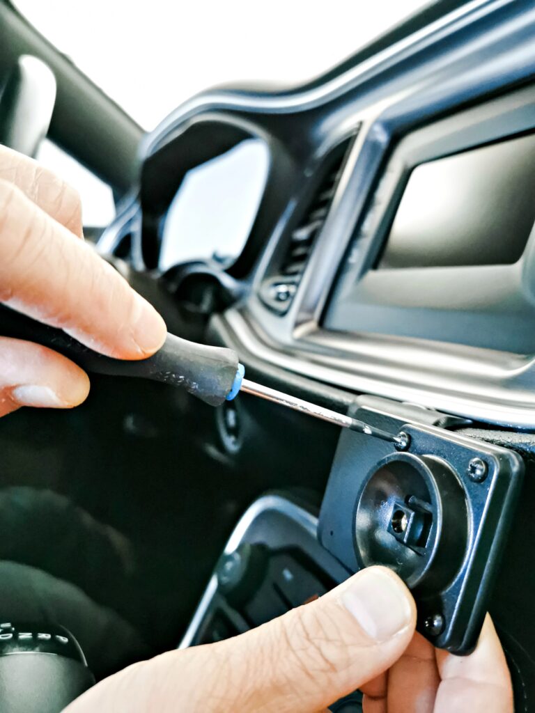 How to Install a ProClip Custom Phone Holder for Your Dodge Challenger ...