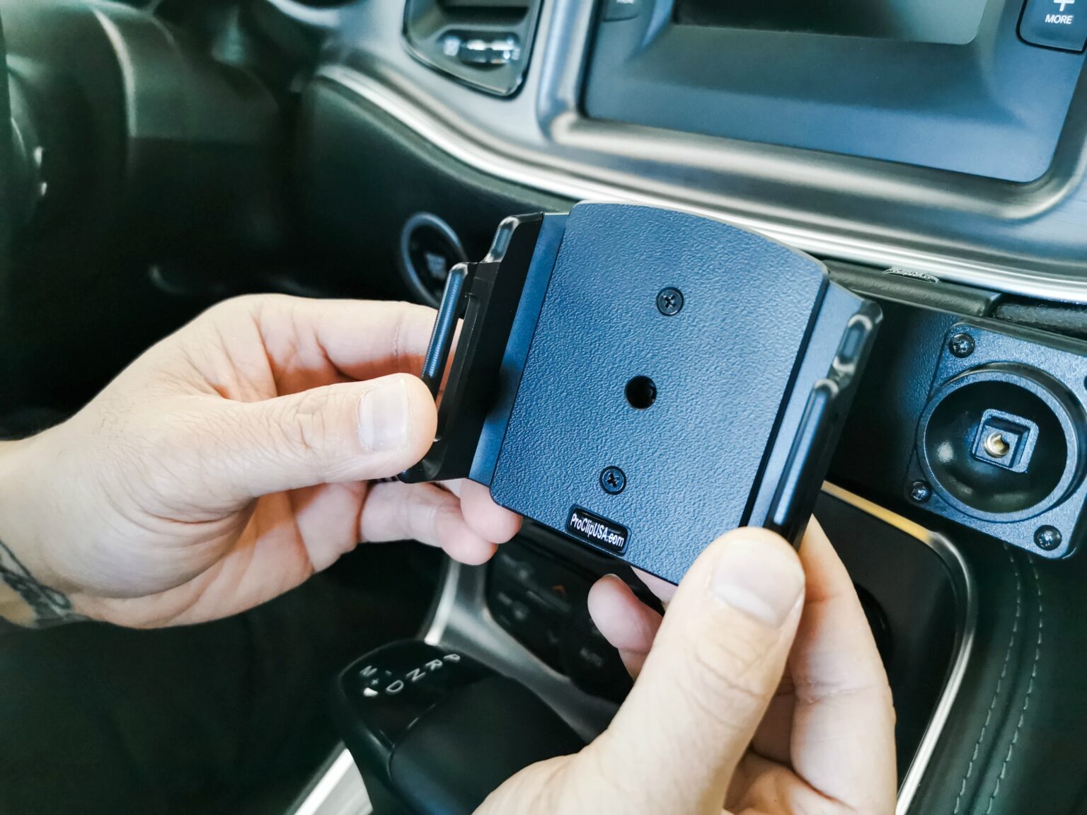 How to Install a ProClip Custom Phone Holder for Your Dodge Challenger ...