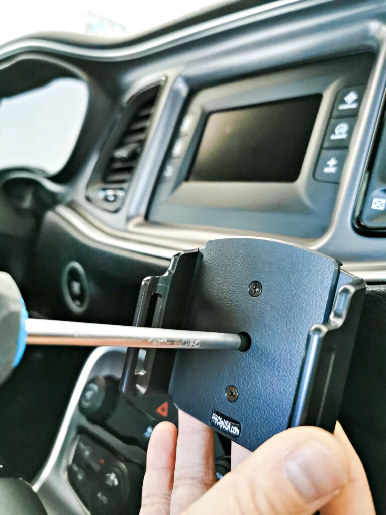 How to Install a ProClip Custom Phone Holder for Your Dodge Challenger ...