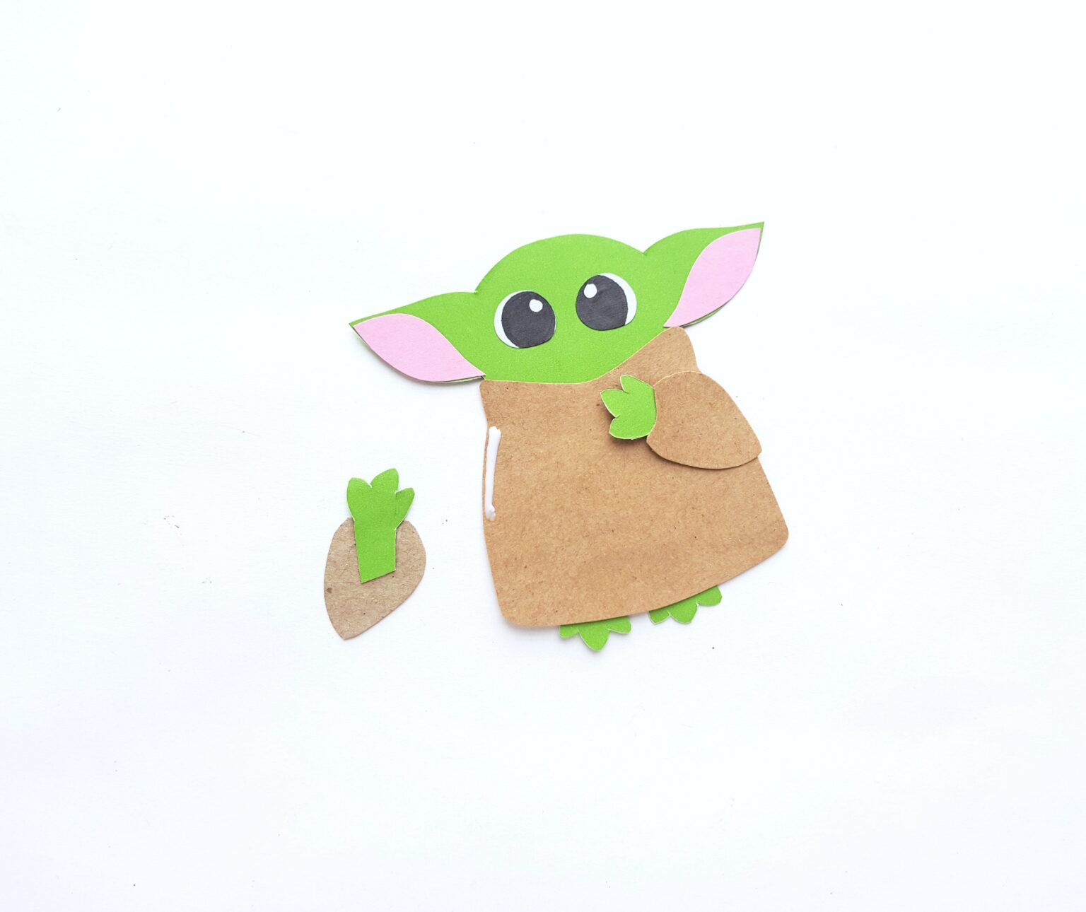 Baby Yoda Paper Craft - Whispered Inspirations