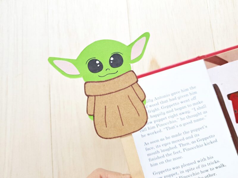 Baby Yoda Bookmarks for Kids - Whispered Inspirations