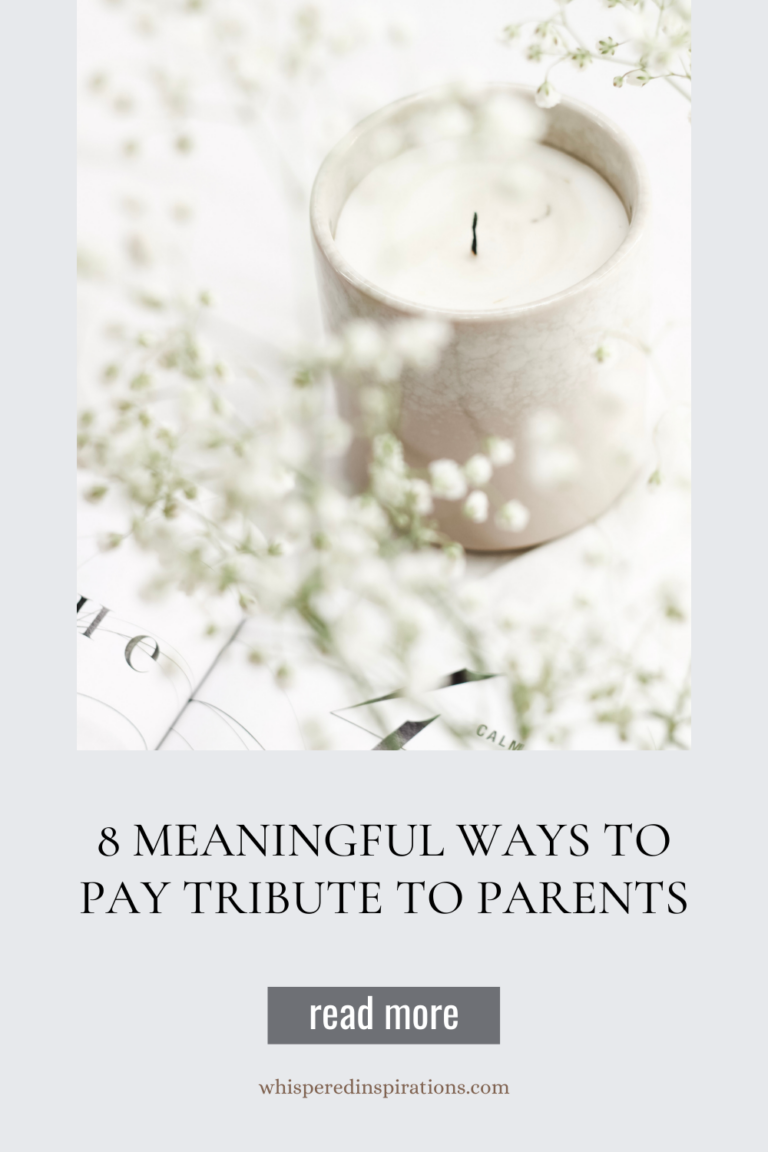 8 Nice and Meaningful Ways to Pay Tribute to Parents - Whispered ...