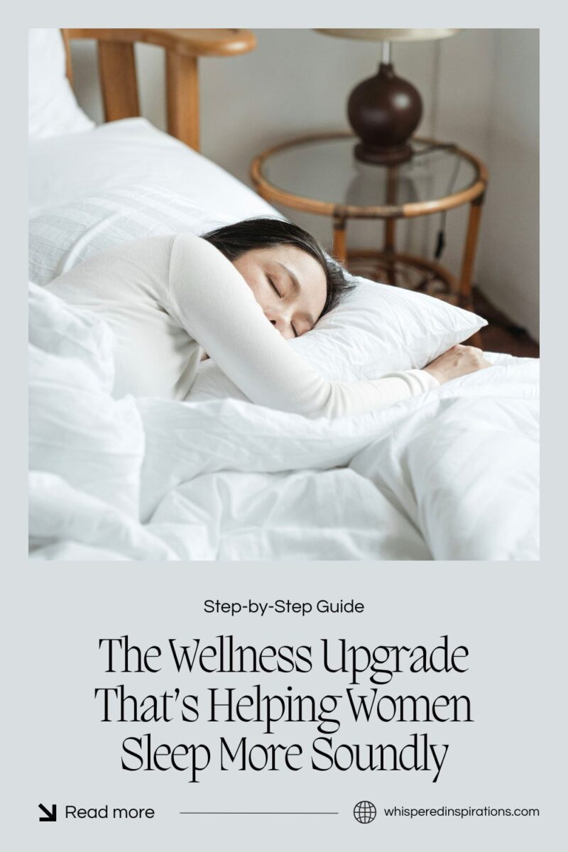 The Wellness Upgrade That's Helping Women Sleep More Soundly ...